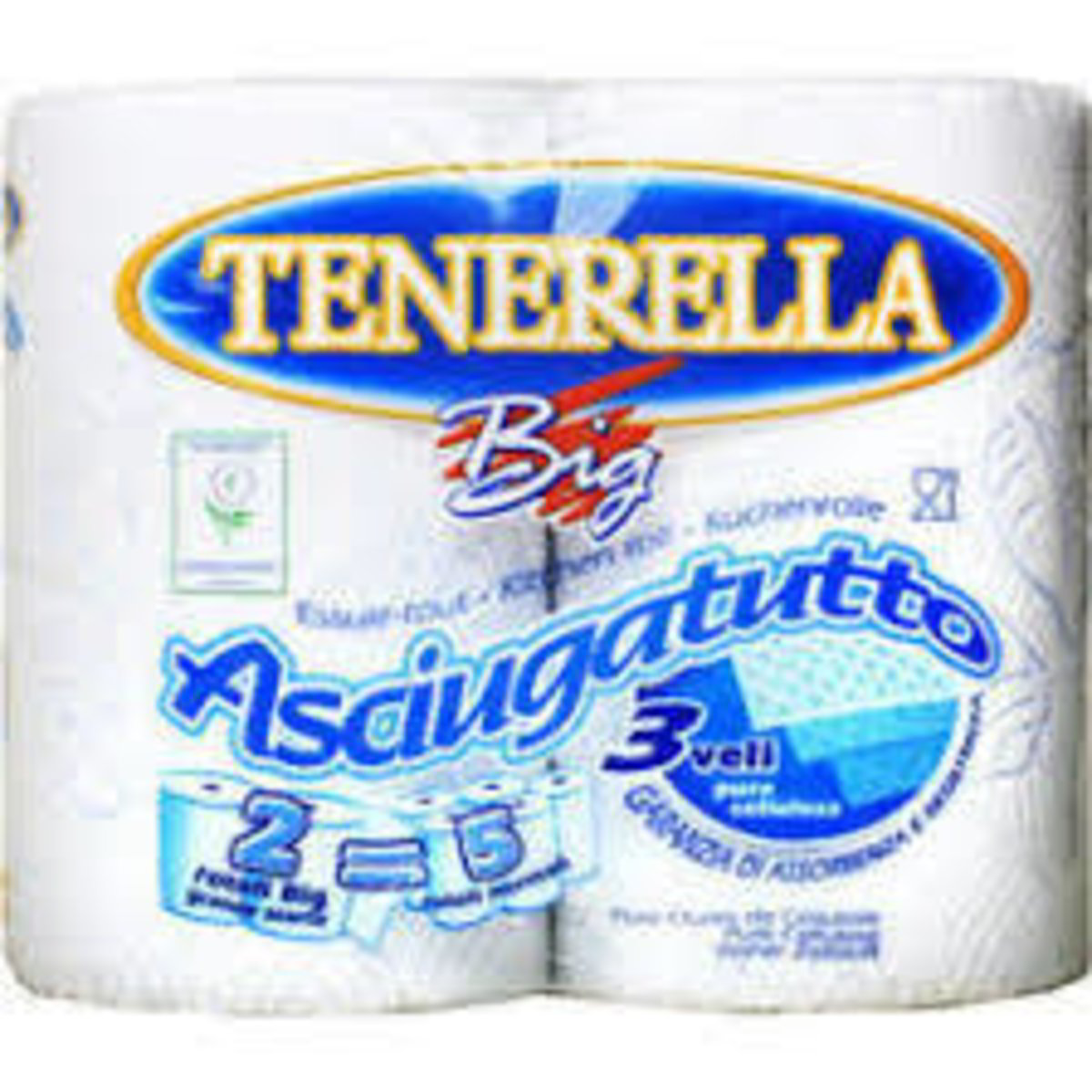 TUTTOASCIUGA DECORATO 3 VELI X 2 ROTOLI TENERELLA - l'ecommerce secondo ...