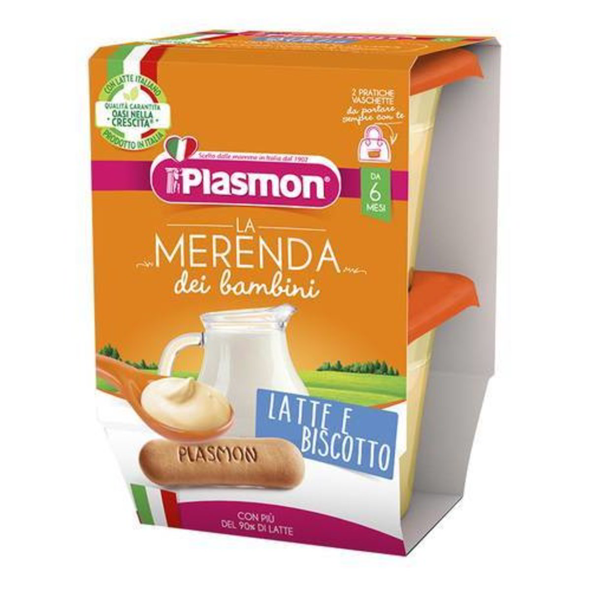 OMOGENEIZZATO LATTE BISCOTTO PLASMON GR.120X2 - l'ecommerce secondo ...