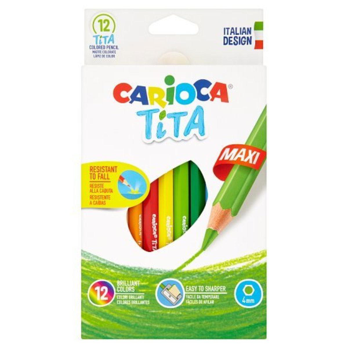 MATITE COLORATE MAXI TITA CARIOCA PZ. 12 - l'ecommerce secondo Iper Tosano