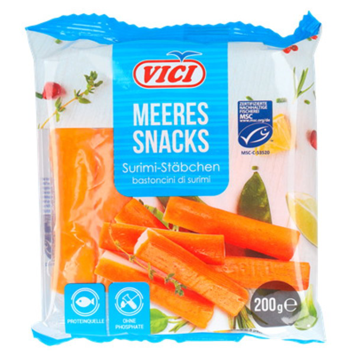 BASTONCINI DI SURIMI VICIUNAI 200 G - l'ecommerce secondo Iper Tosano