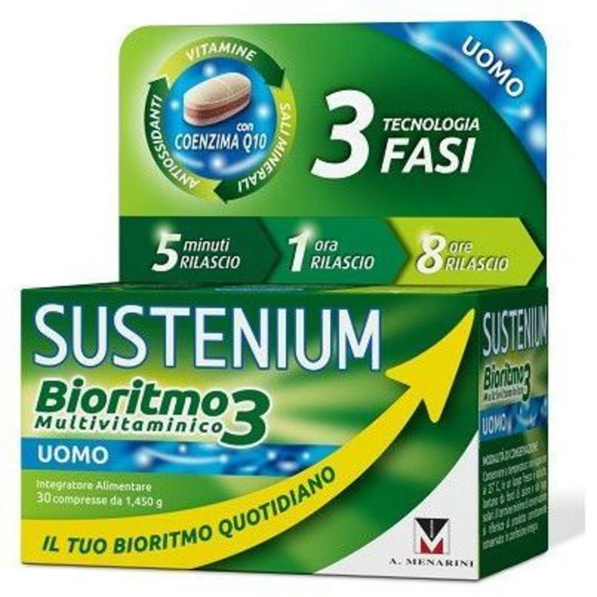 BIORITMO 3 INTEGRATORE PER UOMINI SUSTENIUM 30 COMPRESSE - l'ecommerce ...