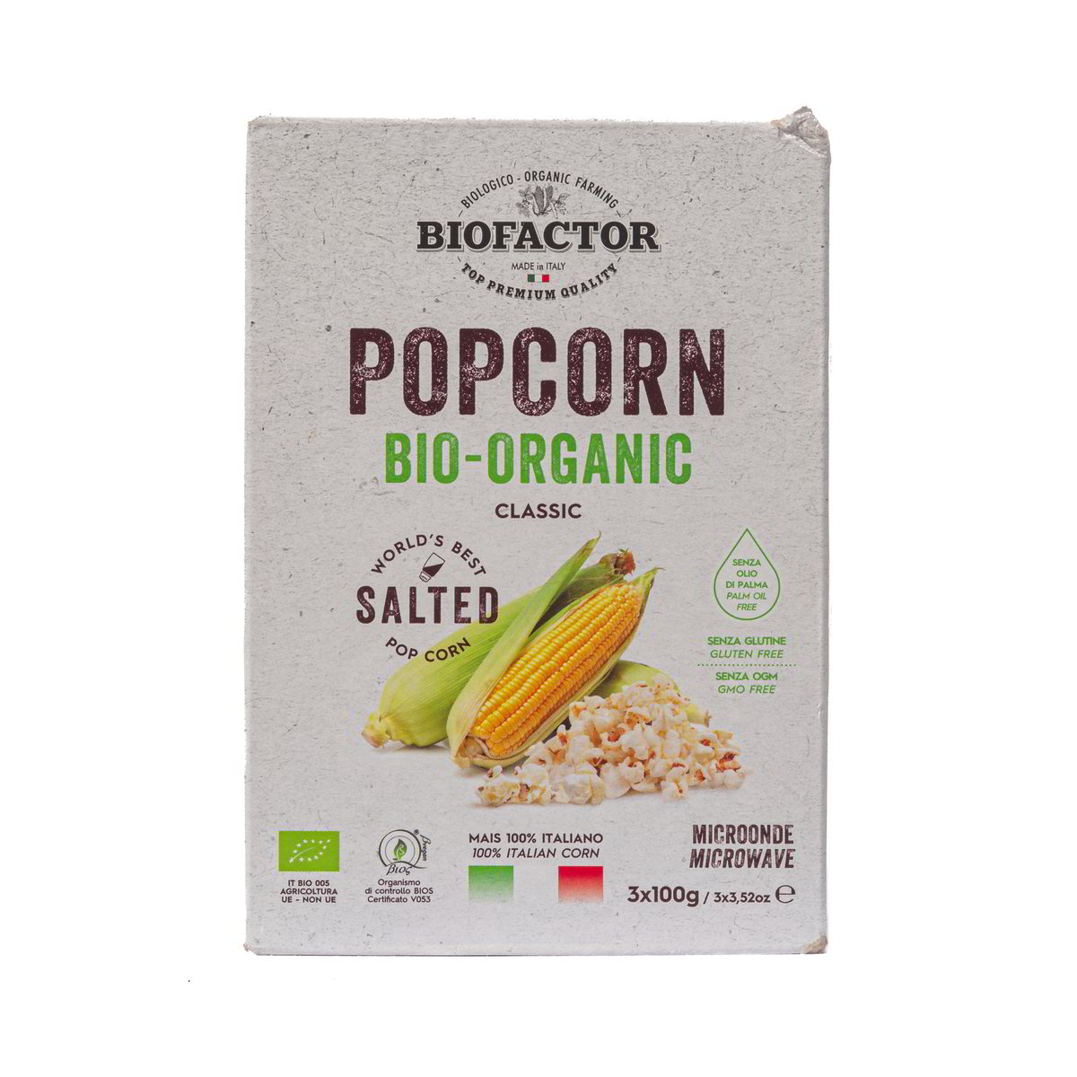 MAIS POPCORN MW BIOFACTOR GR.100X3 - l'ecommerce secondo Iper Tosano