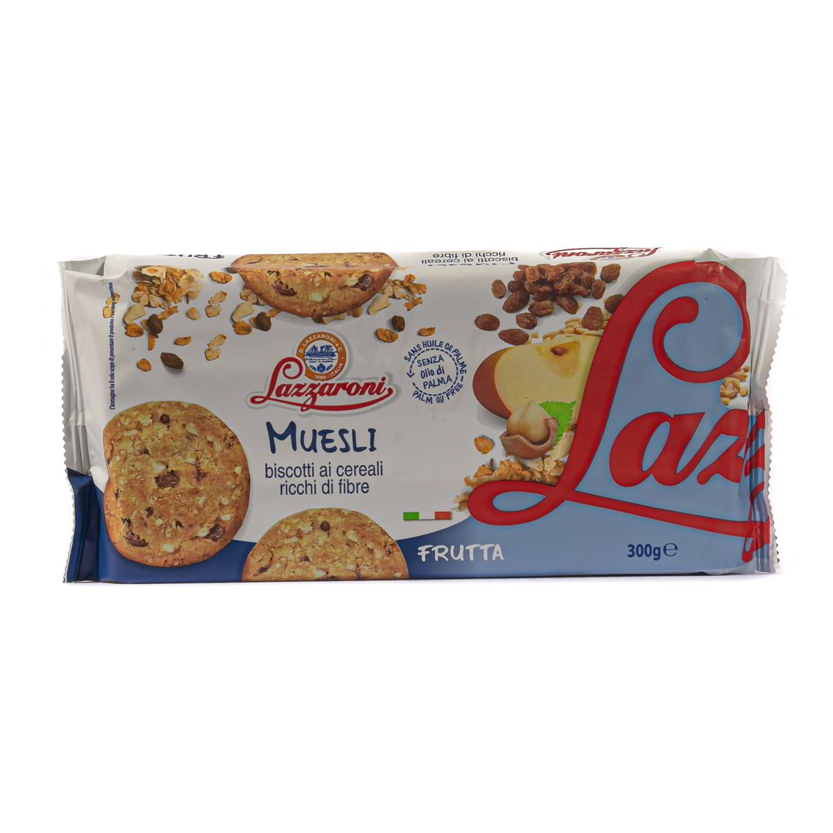 BISCOTTI MUESLI FRUTTA LAZZARONI GR.300 - l'ecommerce secondo Iper Tosano