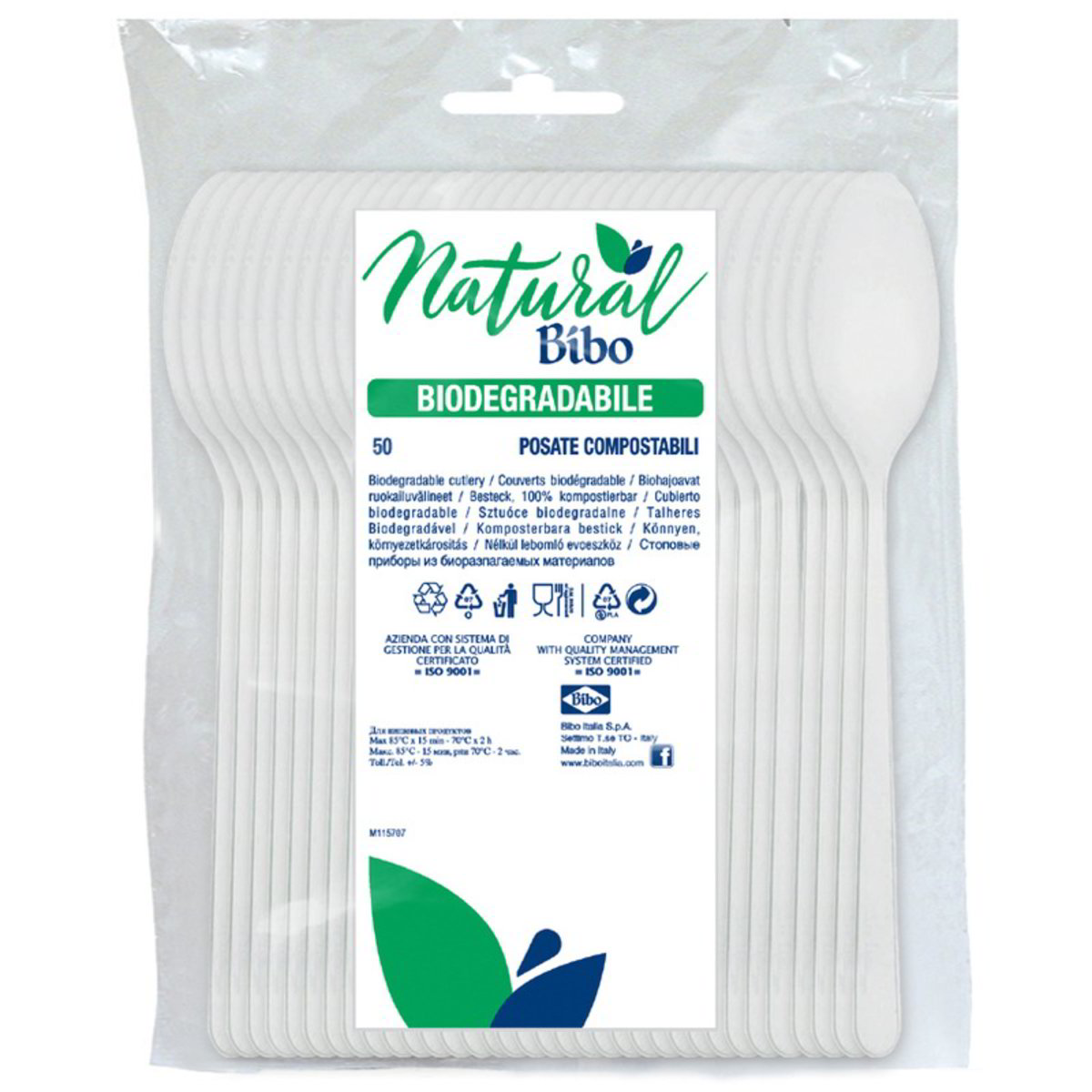 50 CUCCHIAI BIOCOMPOSTABILI BIBO - l'ecommerce secondo Iper Tosano