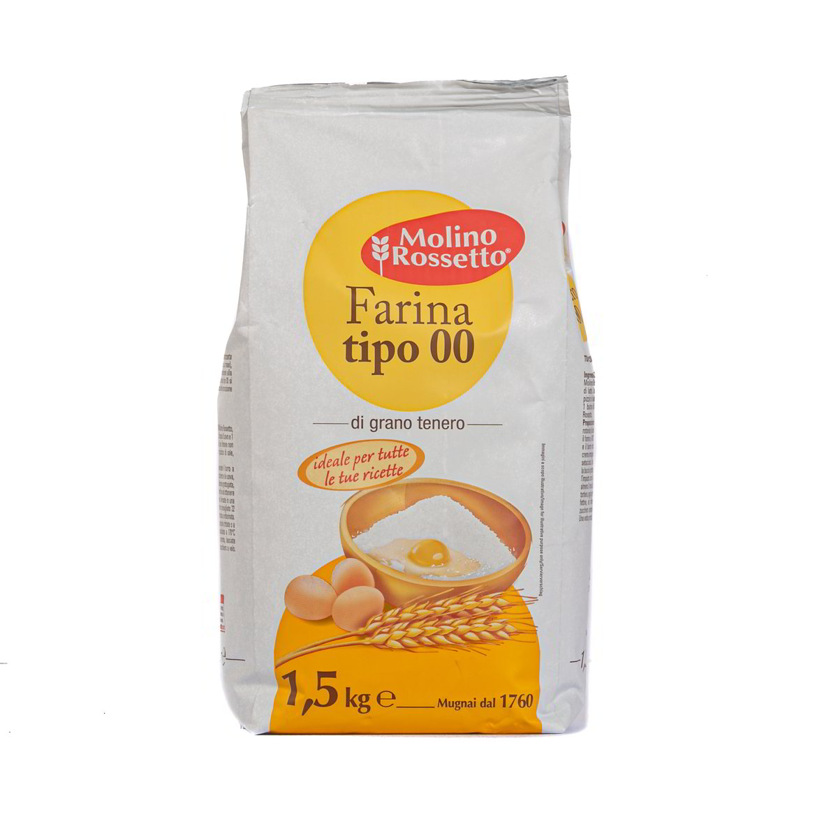 FARINA DI GRANO TENERO TIPO 00 MOLINO ROSSETTO KG. 1,5 - l'ecommerce ...