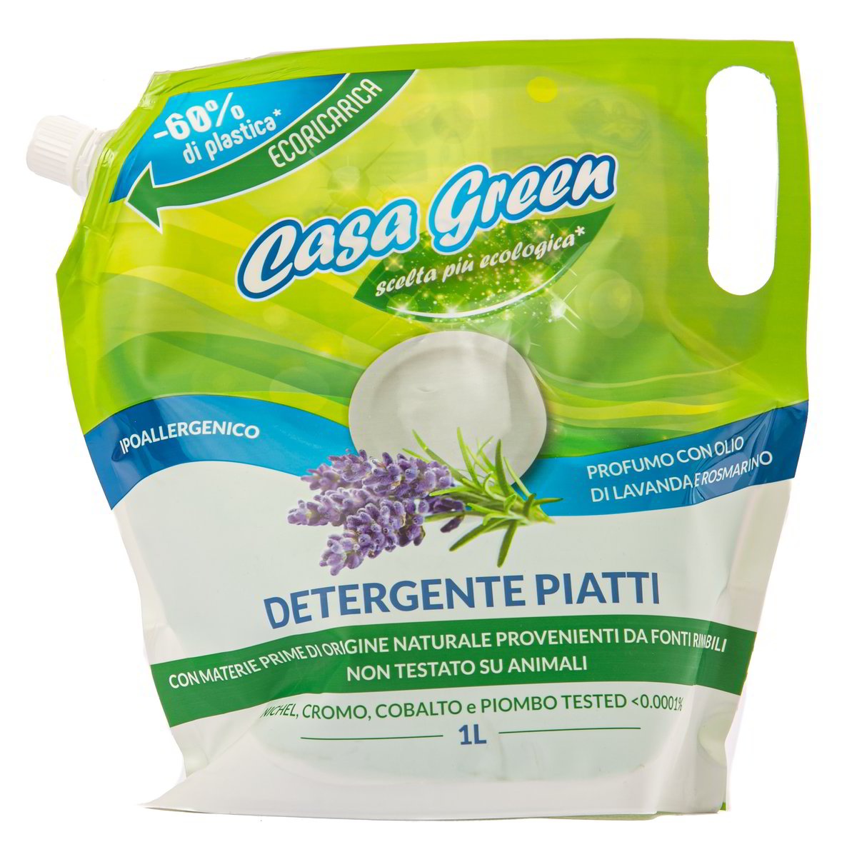 DETERSIVO PIATTI ECO RICARICA GREEN CASACHIARA LT.1 - l'ecommerce ...