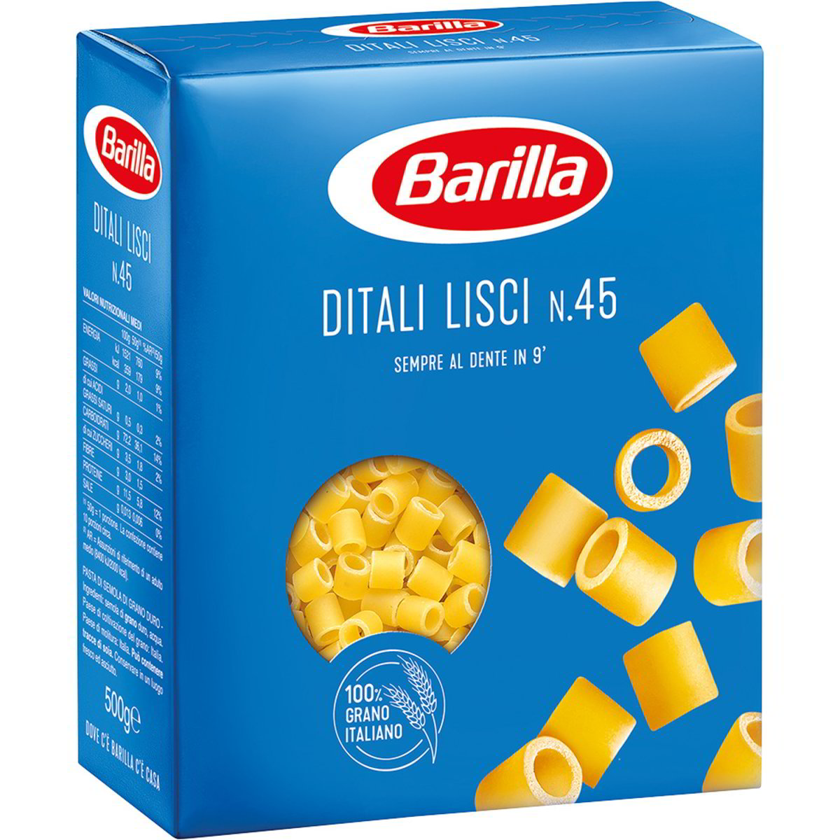 DITALI LISCI N.45 BARILLA GR. 500 - l'ecommerce secondo Iper Tosano