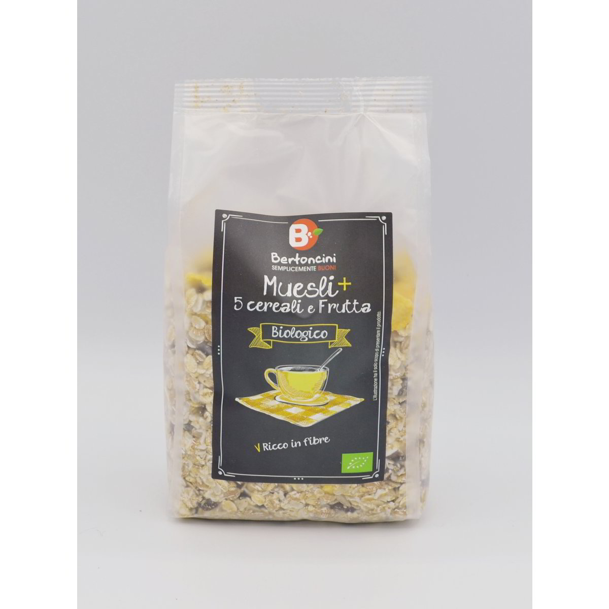 MUESLI 5 CEREALI E FRUTTA BIO BERTONCINI GR. 500 - l'ecommerce secondo ...