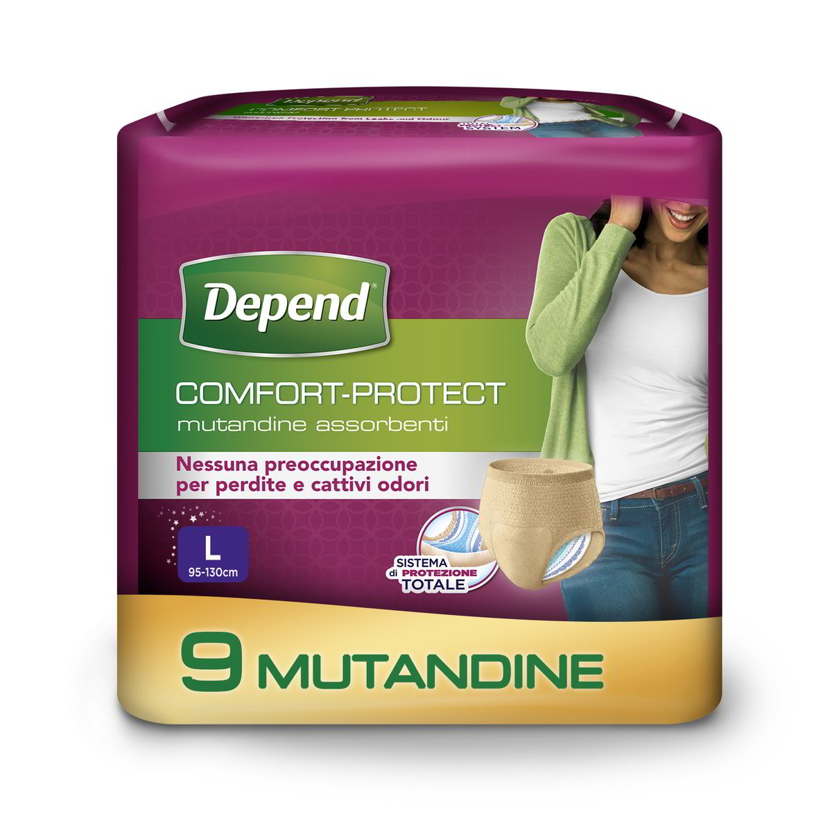 PANTS ASSORBENTI L FEMMINA X9 DEPEND - l'ecommerce secondo Iper Tosano