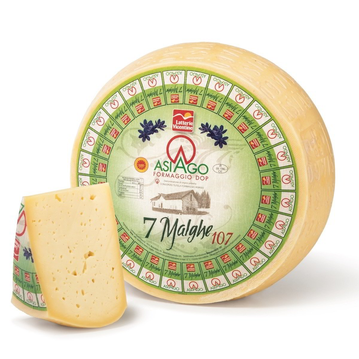 ASIAGO PRESSATO D.O.P. 7 MALGHE TAKE AWAY GR. 500 - l'ecommerce secondo ...