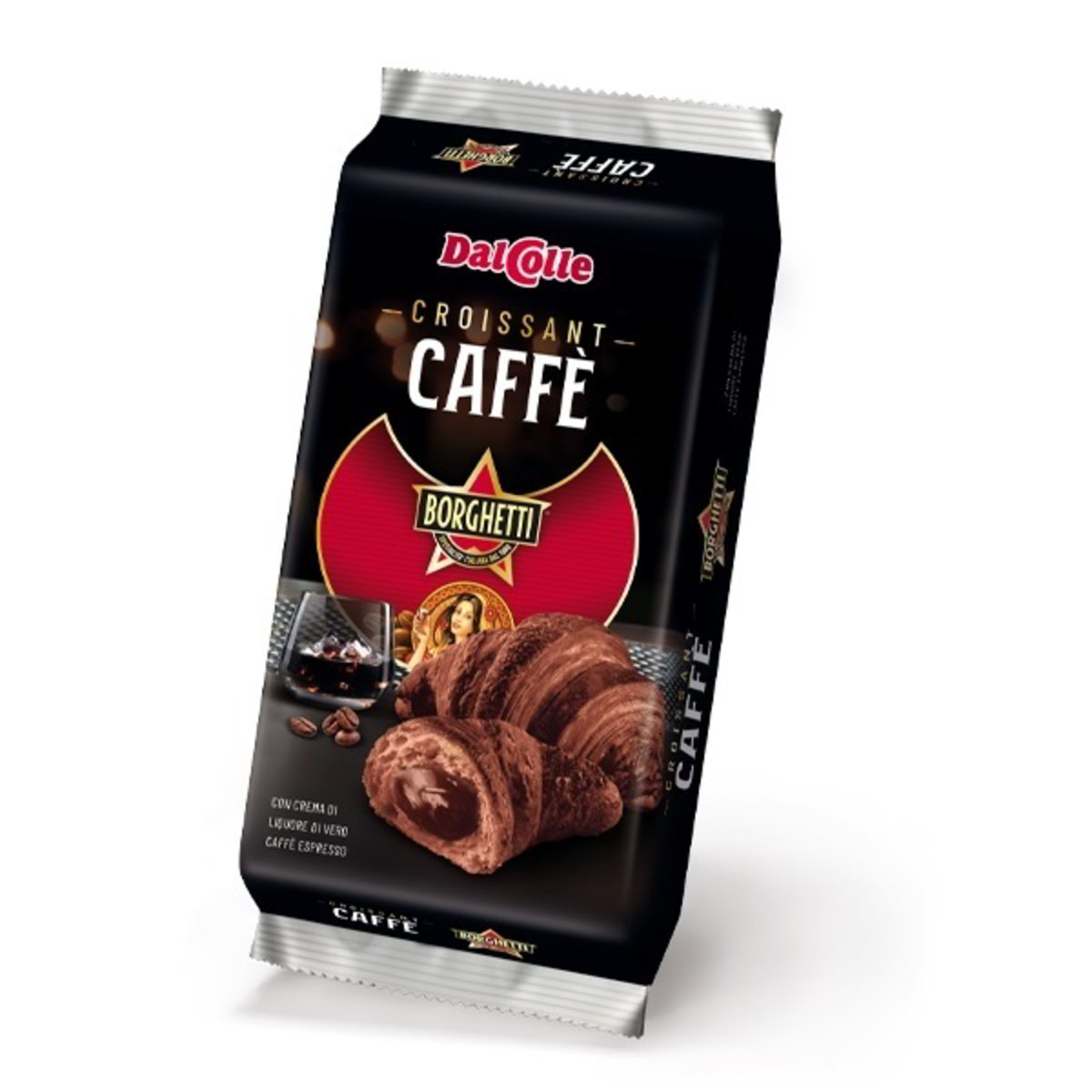 CROISSANT CON CREMA CAFFE' BORGHETTI X4 DAL COLLE GR.200 - l'ecommerce ...