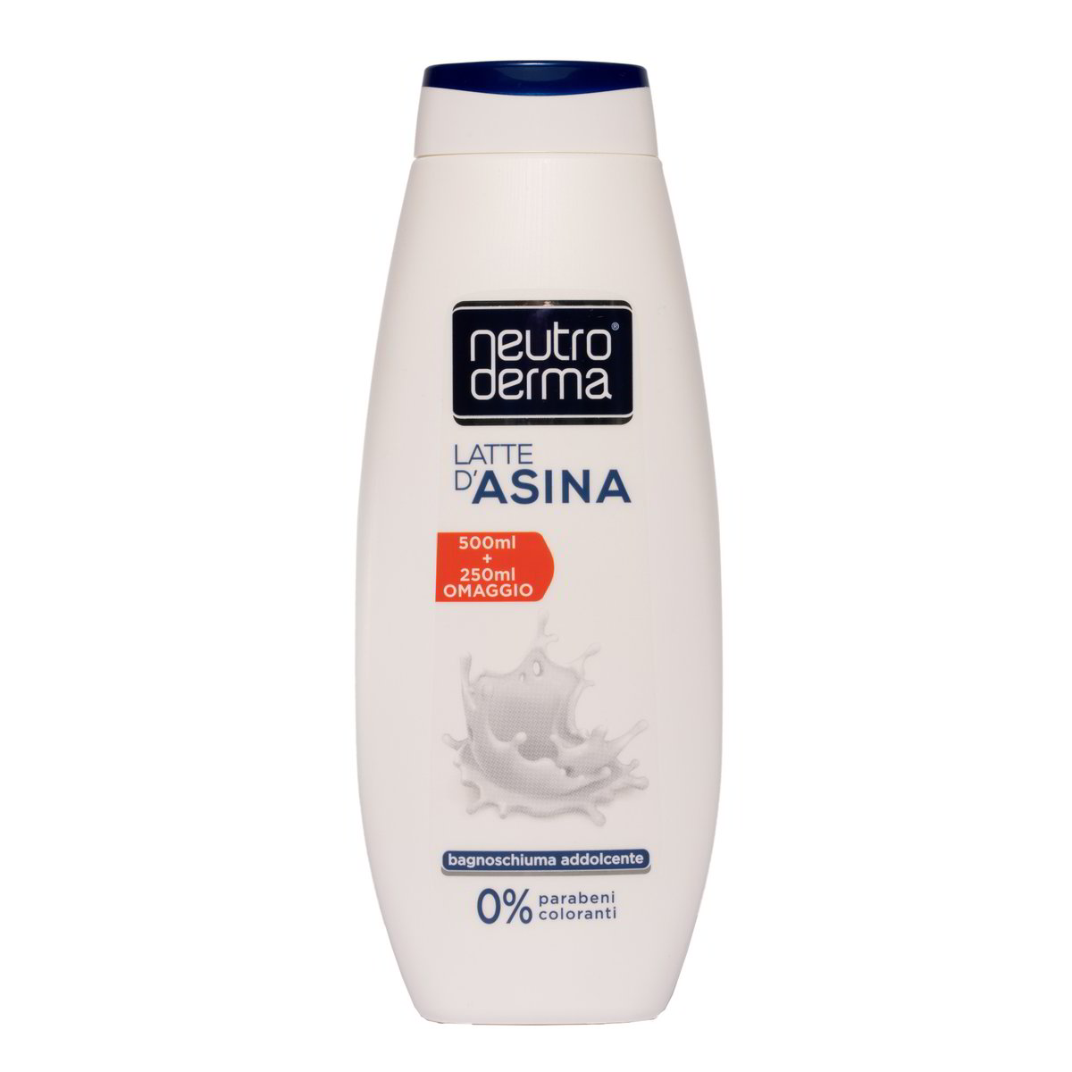 BAGNOSCHIUMA ADDOLCENTE AL LATTE D'ASINA NEUTRO DERMA ML. 750 - l ...