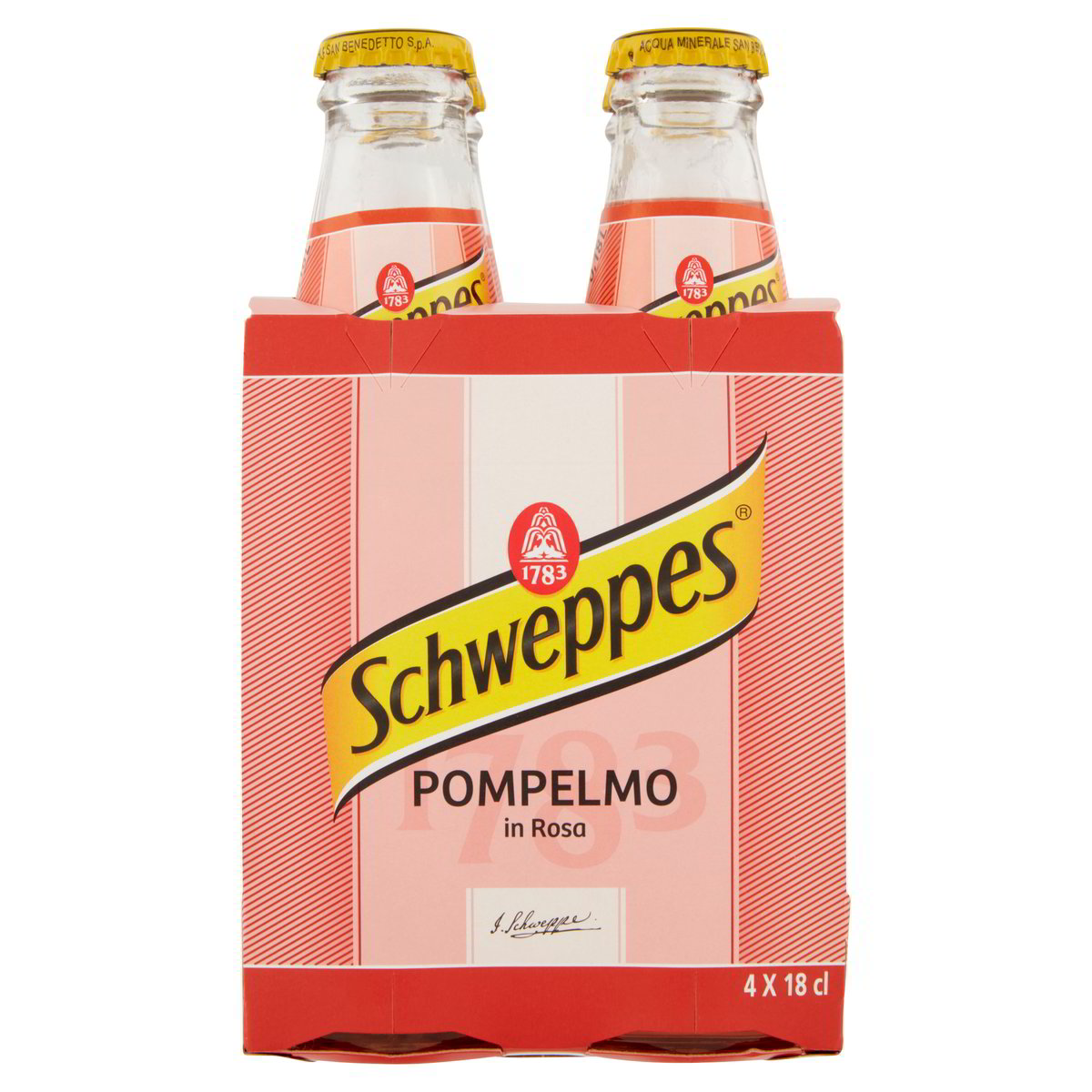 SCHWEPPES POMPELMO ROSA SCHWEPPES ML. 180 X 4 PZ. - l'ecommerce secondo ...