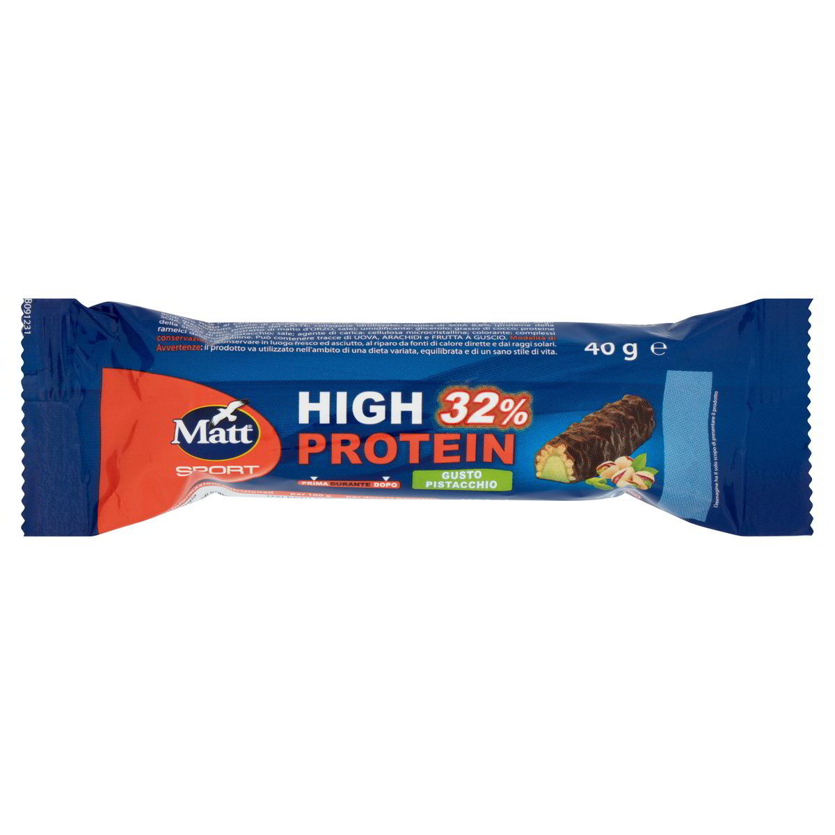 BARRETTA HINGH PROTEIN PISTACCHIO 32% PROTEINE MATT & DIET GR.40 - l ...