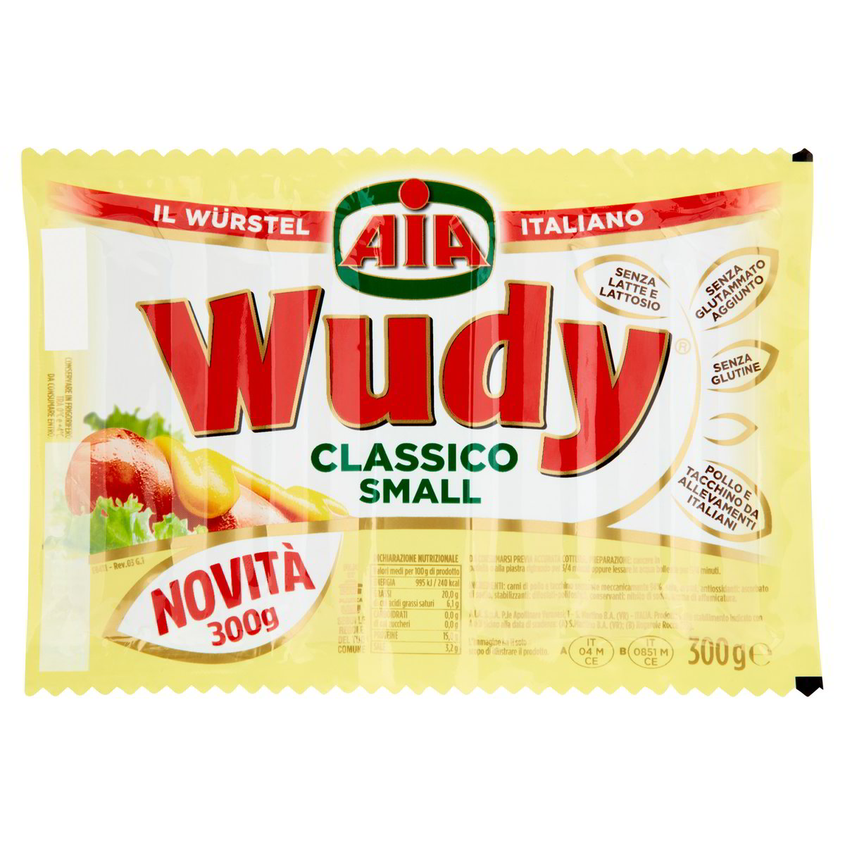 WURSTEL CLASSICO SMALL WUDY WUDY GR. 150 - l'ecommerce secondo Iper Tosano