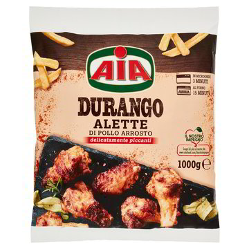ALETTE DI POLLO LEGGERMENTE PICCANTI DURANGO AIA KG. 1 - l'ecommerce ...