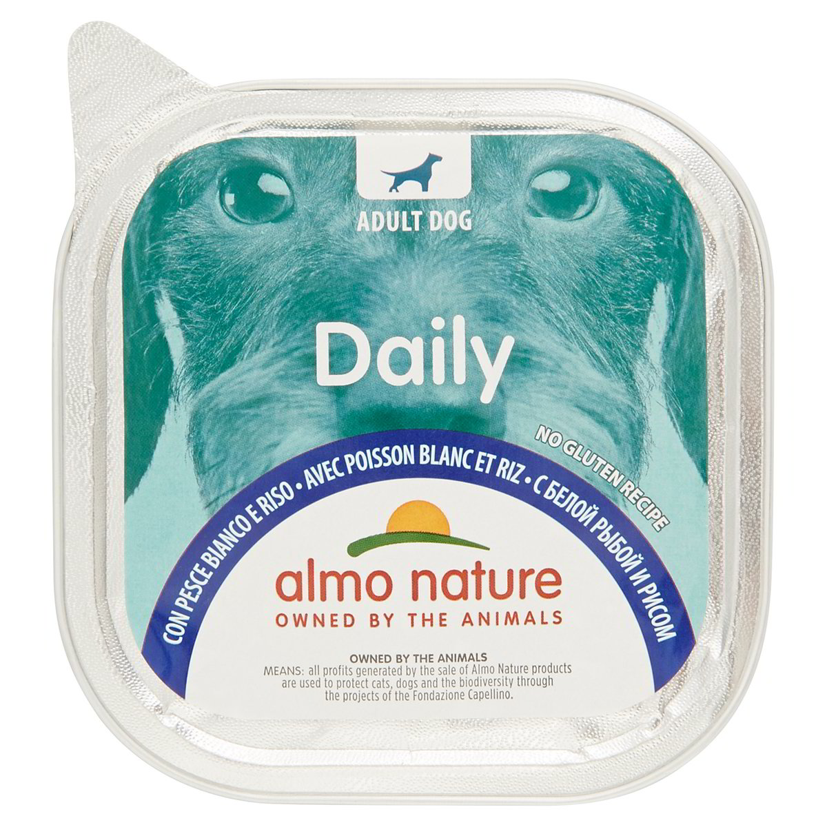 CIBO UMIDO PER CANE AL GUSTO PESCE BIANCO E RISO ALMO NATURE GR.300 - l ...