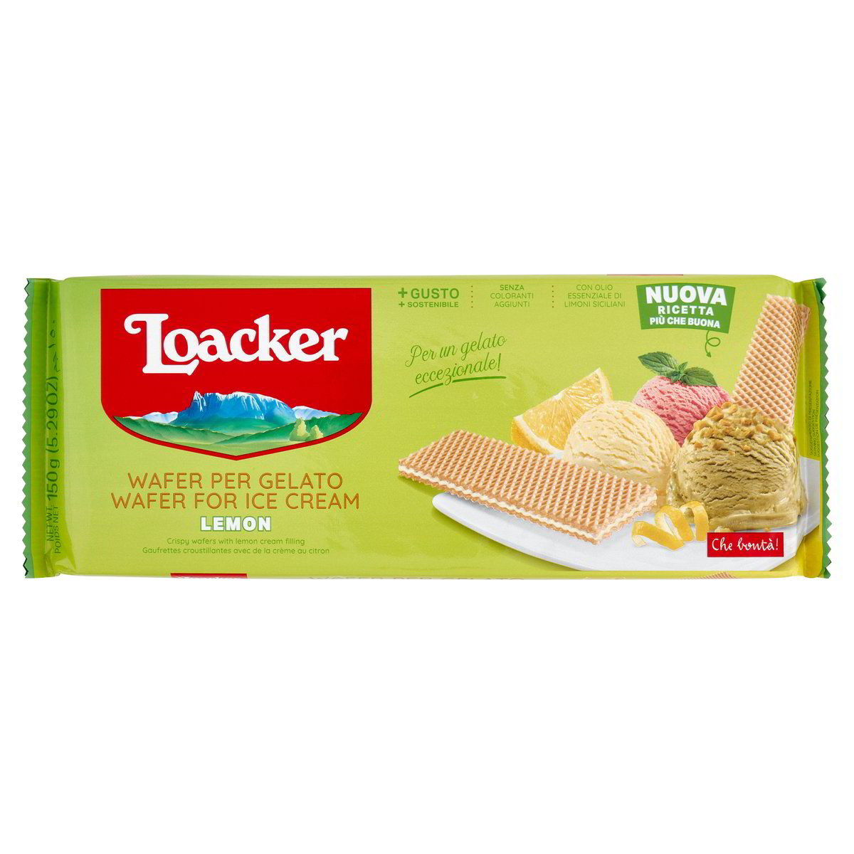 WAFER LIMONE LOACKER GR.175 - l'ecommerce secondo Iper Tosano