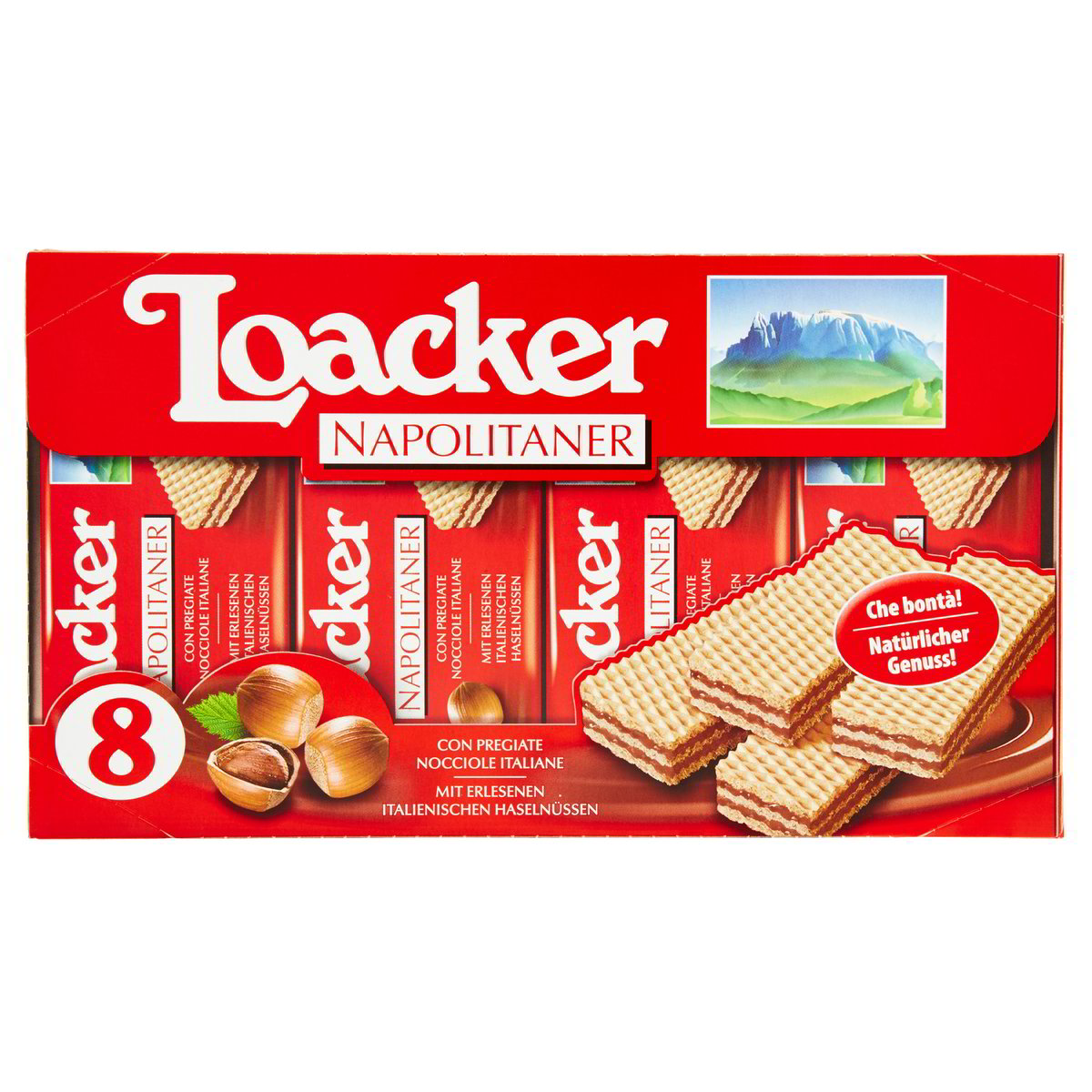 WAFER NAPOLITANER X8 LOACKER GR.360 - l'ecommerce secondo Iper Tosano