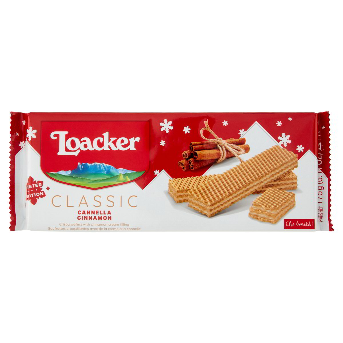 LOACKER WAFER ALLA CANNELLA GR.175 LOACKER GR.175 - l'ecommerce secondo ...
