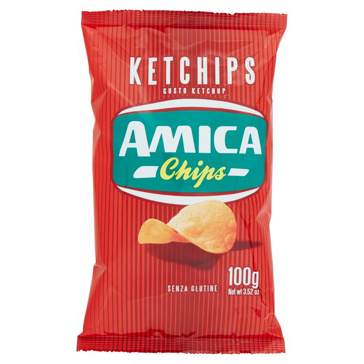 PATATINE KETCHUP AMICA CHIPS GR.100 - l'ecommerce secondo Iper Tosano
