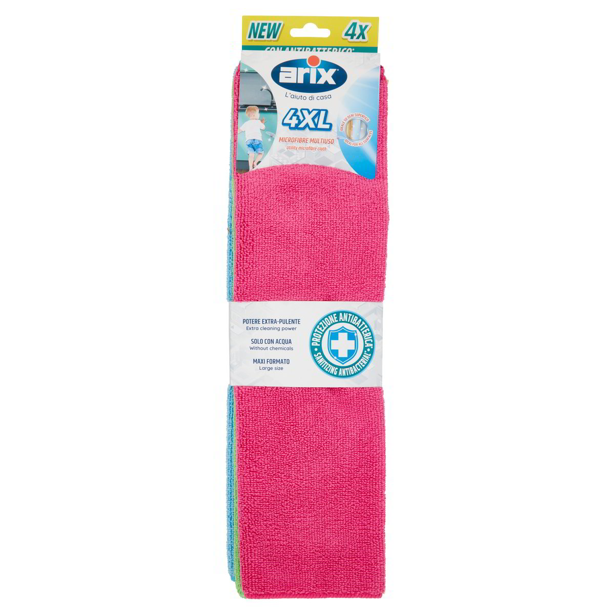 PANNI MICROFIBRA XL ARIX 4 PZ - l'ecommerce secondo Iper Tosano