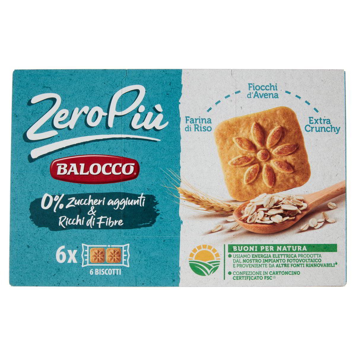 FROLLINI CON FARINA DI RISO E AVENA BALOCCO GR. 38,3 X 6 PZ. - l ...