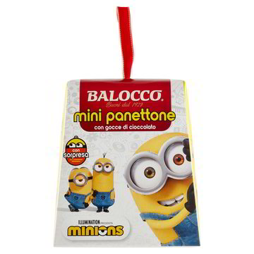 MINI PANETTONE MINIONS 2 BALOCCO GR.100 - l'ecommerce secondo Iper Tosano