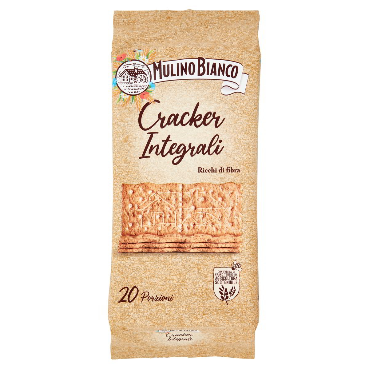CRACKER INTEGRALI MULINO BIANCO GR. 25 X 20 PZ. - l'ecommerce secondo ...