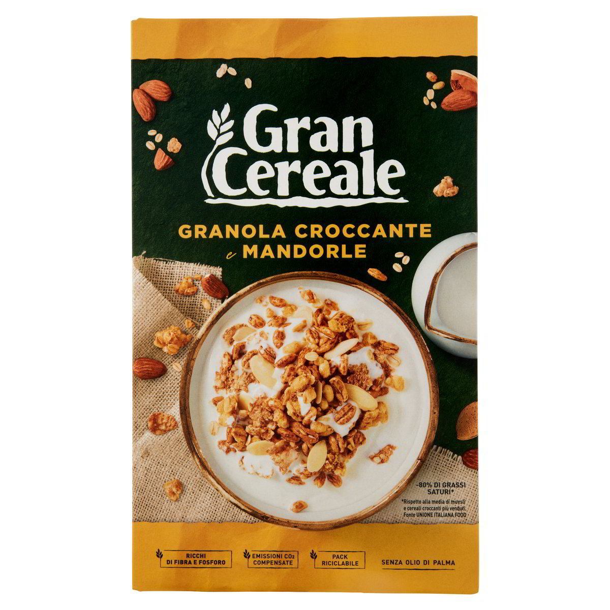 GRAN CEREALE GRANOLA CROCCANTE E MANDORLE MULINO BIANCO GR. 320 - l ...