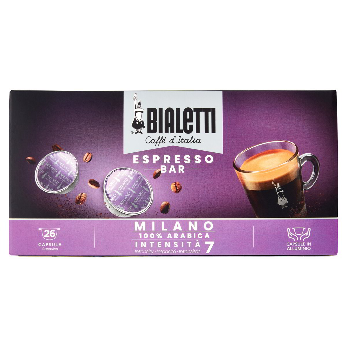 CAPSULE BIALETTI ESPRESSO MILANO X26 CAPSULE BIALETTI 26 CAPSULE - l ...