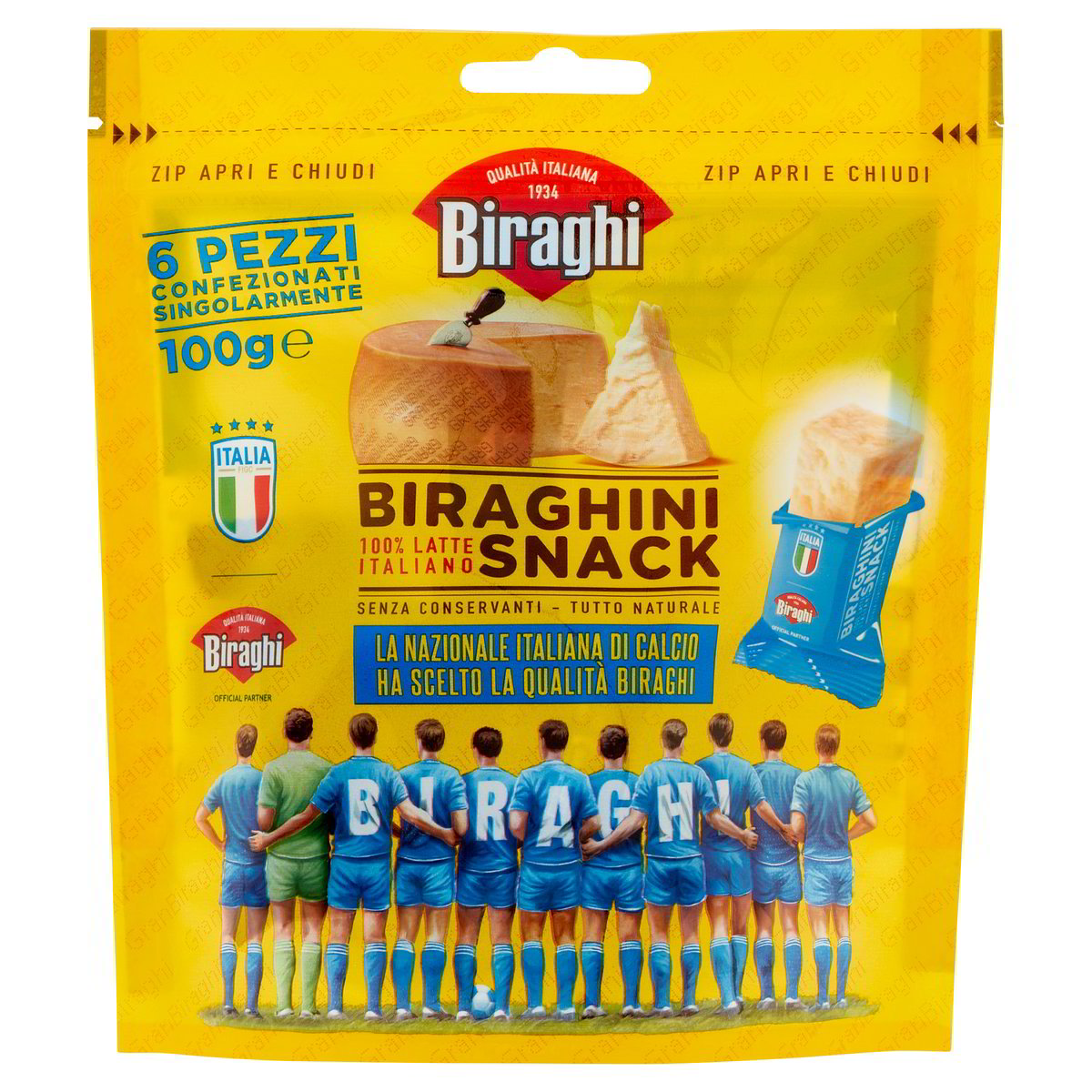 BIRAGHINI SNACK BIRAGHI GR. 16,67 X 6 PZ. - l'ecommerce secondo Iper Tosano