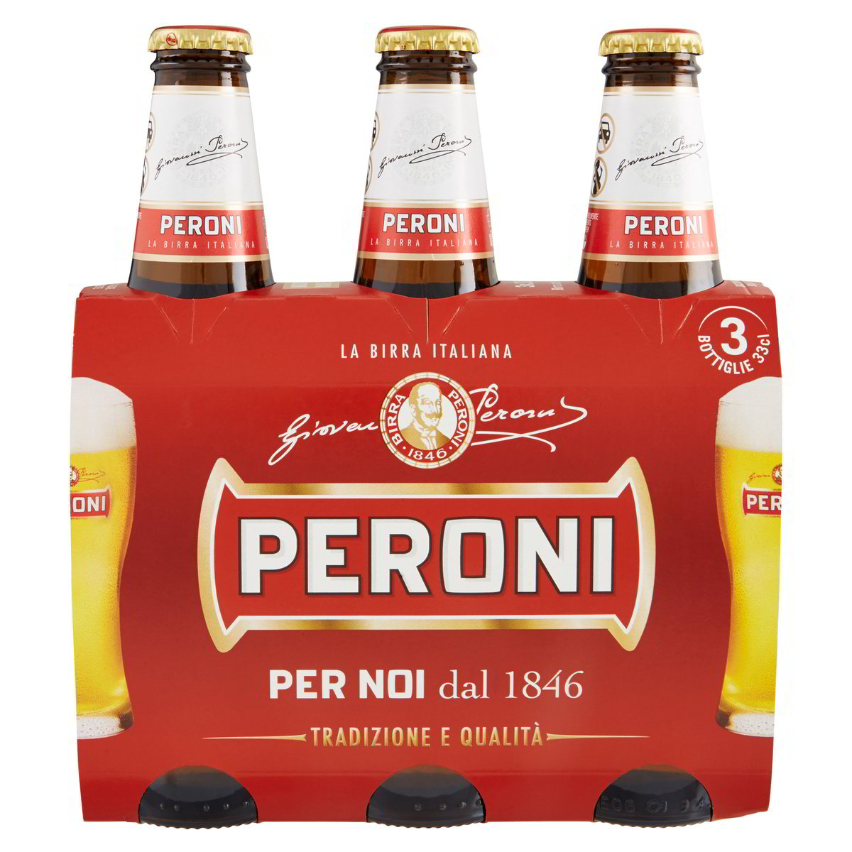 BIRRA BOTTIGLIA PERONI ML. 330 X 3 - l'ecommerce secondo Iper Tosano