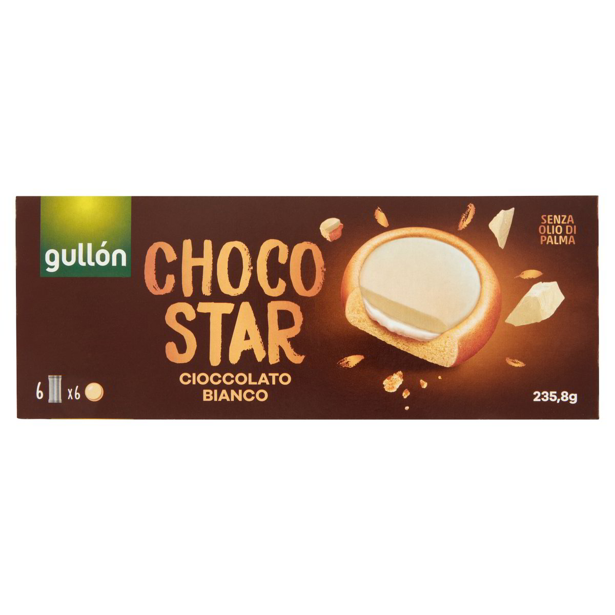 GULLON CHOCO STAR WH.X6 GR235 - l'ecommerce secondo Iper Tosano