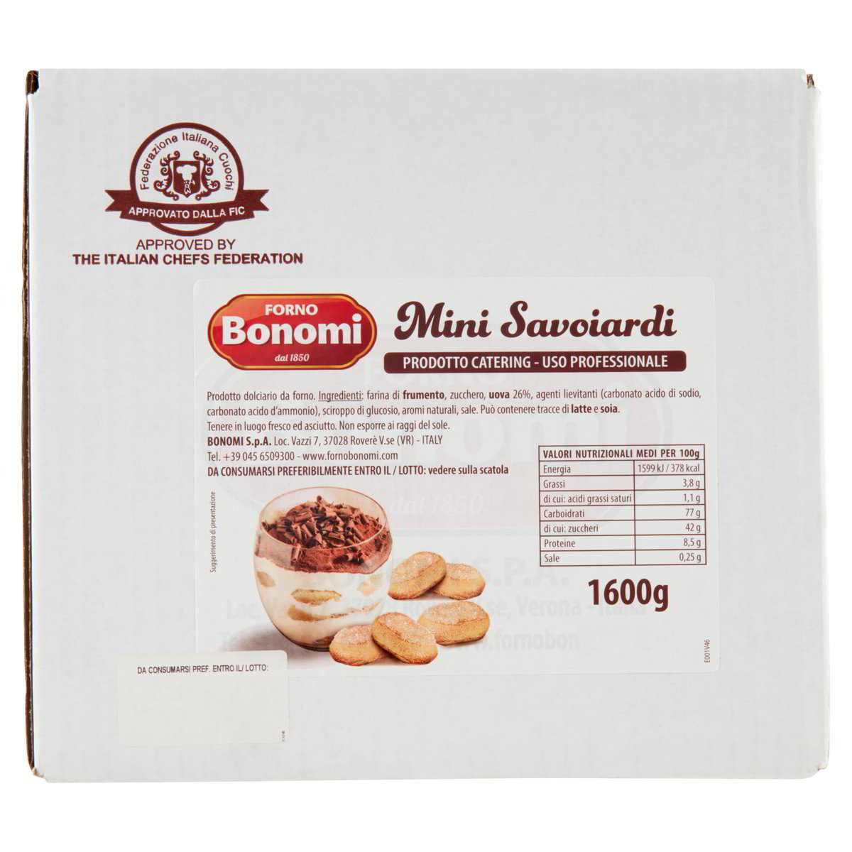 MINI SAVOIARDI BONOMI KG.1,60 - l'ecommerce secondo Iper Tosano