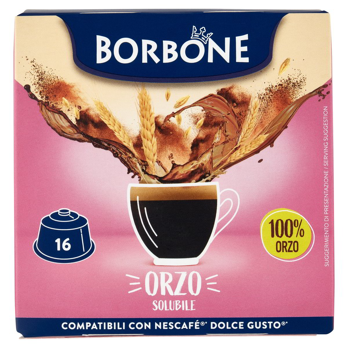 CAPSULE DI ORZO COMPATIBILI DOLCE GUSTO CAFFE' BORBONE PZ. 16 - l ...