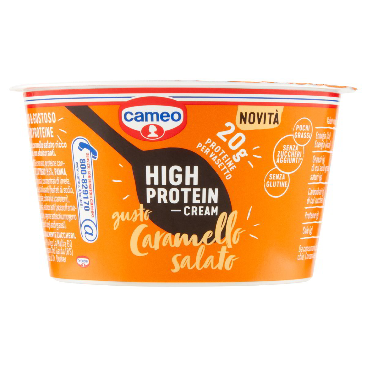 DESSERT PROTEICO GUSTO CARAMELLO SALATO CAMEO GR. 200 - l'ecommerce ...