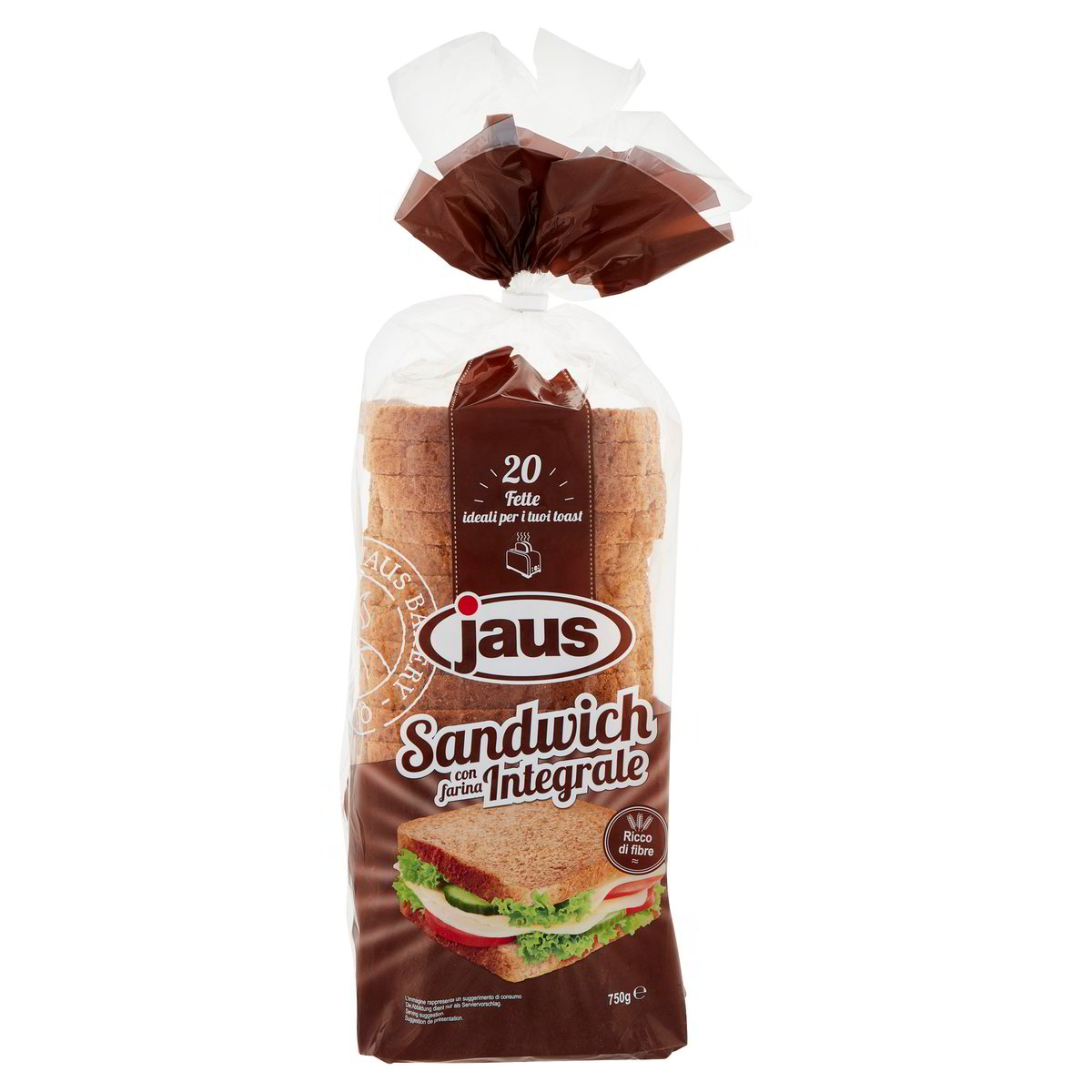PANE PER SANDWICH INTEGRALE JAUS GR. 750 - l'ecommerce secondo Iper Tosano