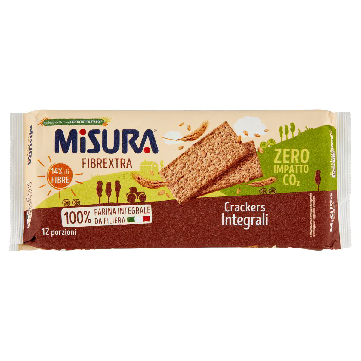 CRACKERS INTEGRALI FIBREXTRA MISURA GR. 32 X 12 PZ. - l'ecommerce ...