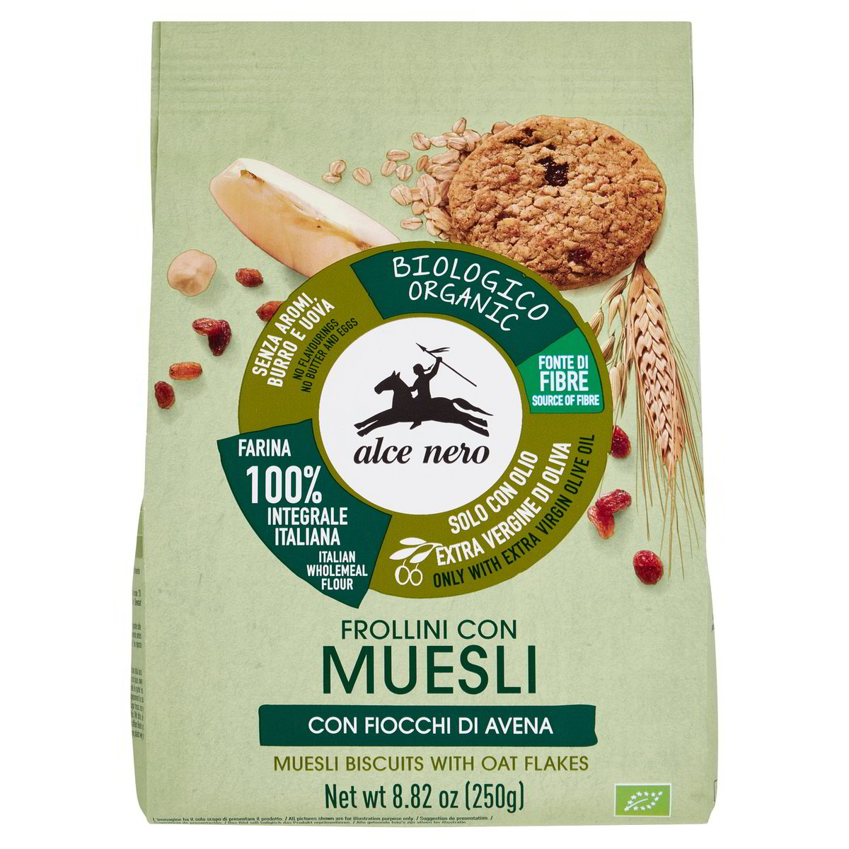 FROLLINI BIOLOGICI CON MUESLI ALCE NERO GR.250 - l'ecommerce secondo ...