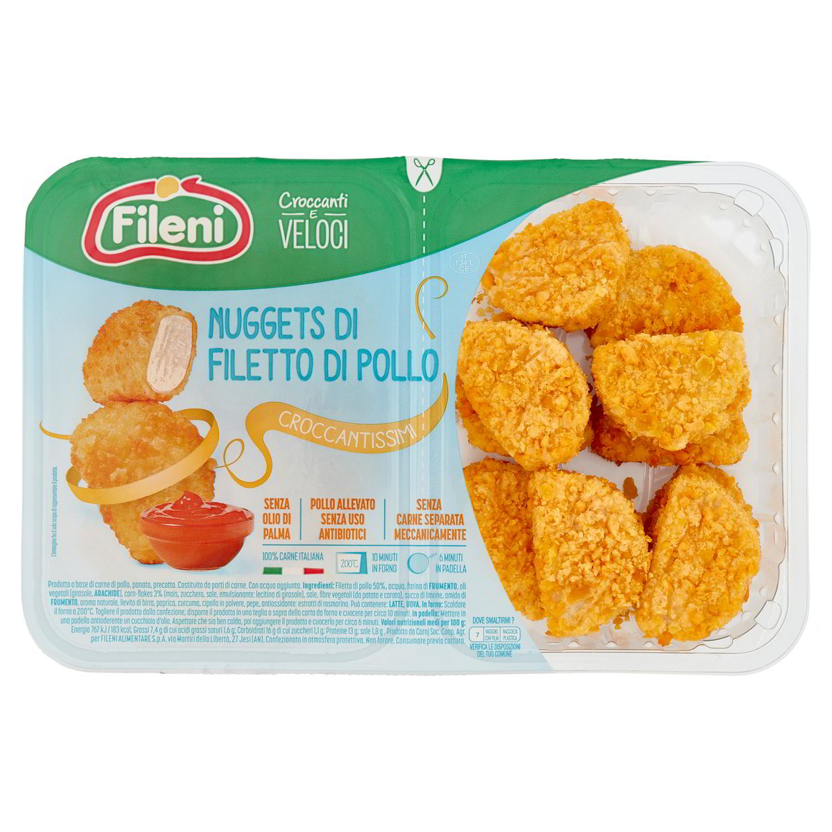 NUGGETS DI POLLO SENZA ANTIBIOTICI FILENI GR. 430 - l'ecommerce secondo ...