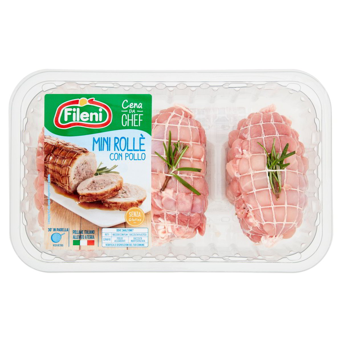 MINI ROLLÈ CON POLLO TACCHINO E SUINO FILENI GR. 600 - l'ecommerce ...