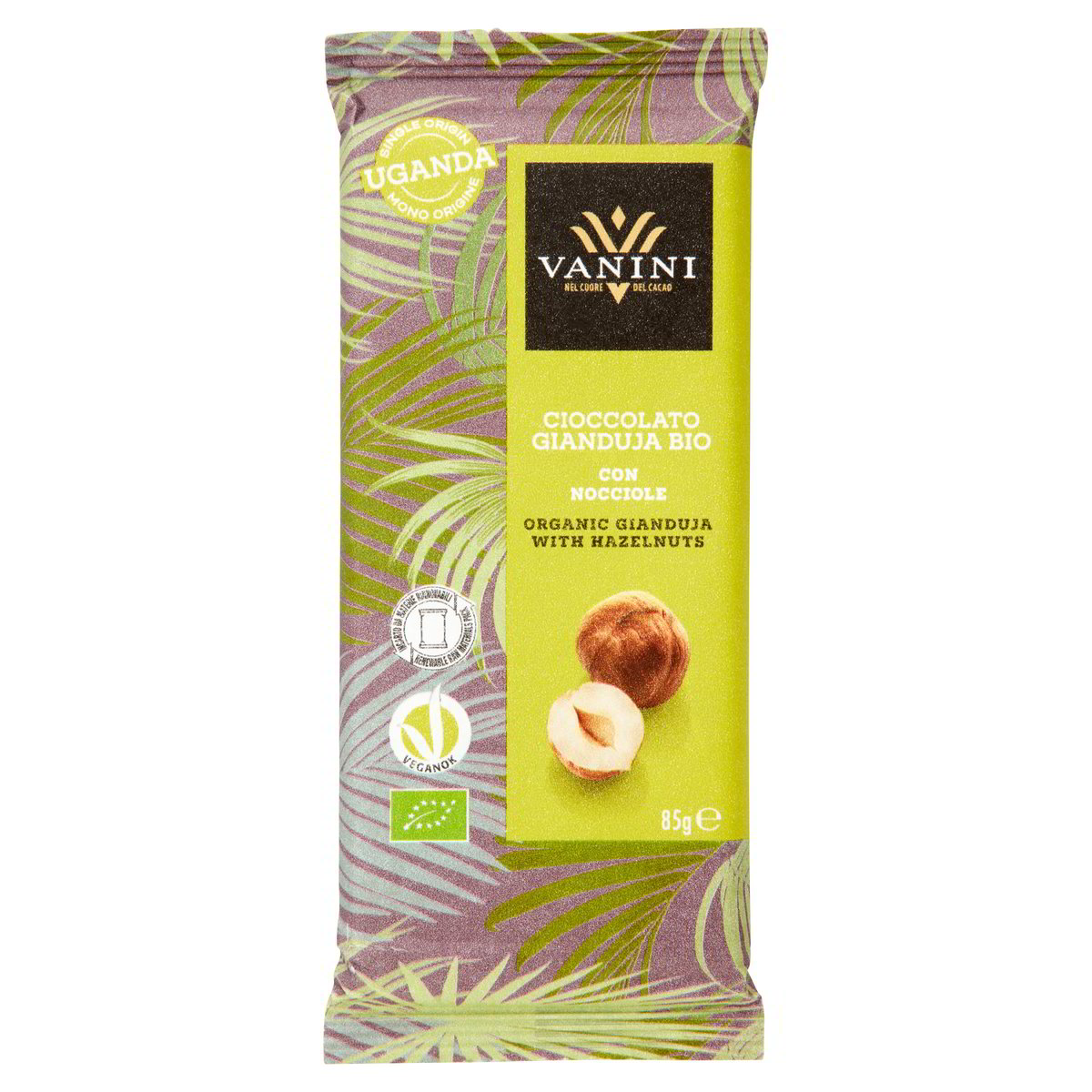 TAVOLETTE CIOCCOLATA GIANDUIA NOCCIOLE BIO VANINI GR.85 - l'ecommerce ...