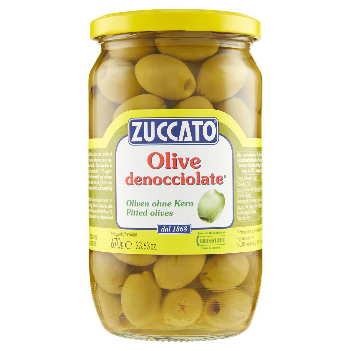 OLIVE VERDI DENOCCIOLATE ZUCCATO ML.720 - l'ecommerce secondo Iper Tosano