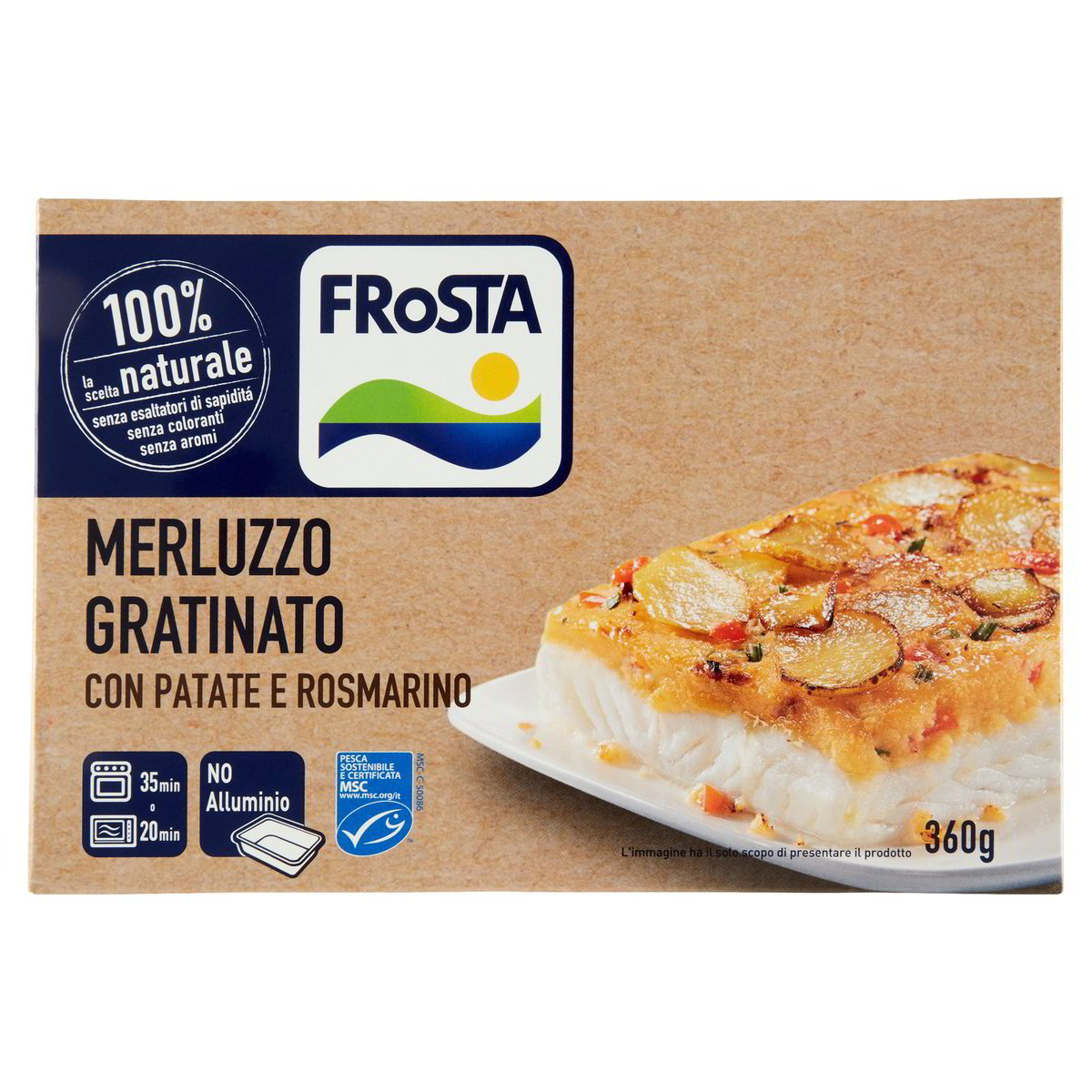 MERLUZZO GRATINATO CON PATATE E ROSMARINO FROSTA GR. 360 - l'ecommerce ...