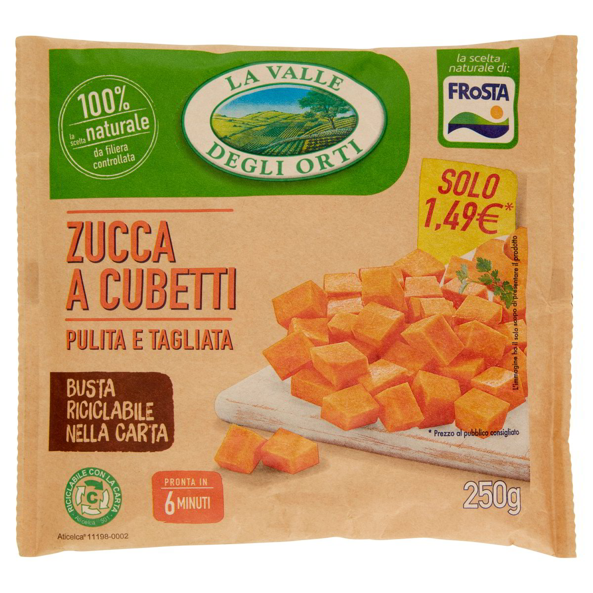 ZUCCA A CUBETTI LA VALLE DEGLI ORTI GR. 250 - l'ecommerce secondo Iper ...