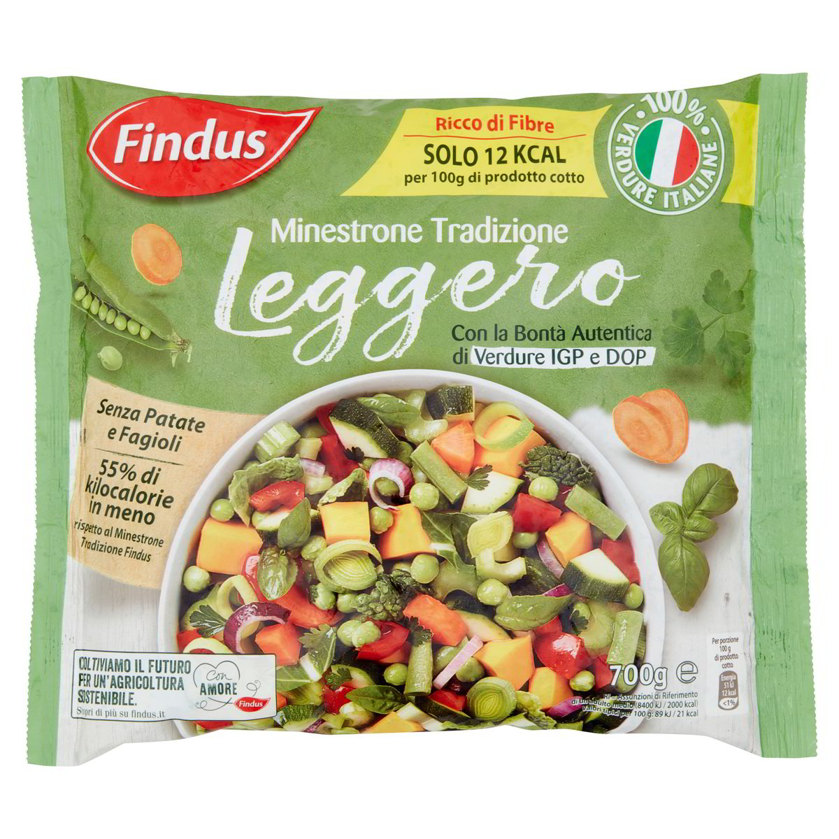 MINESTRONE TRADIZIONALE LEGGEREZZA FINDUS GR. 700 - l'ecommerce secondo ...