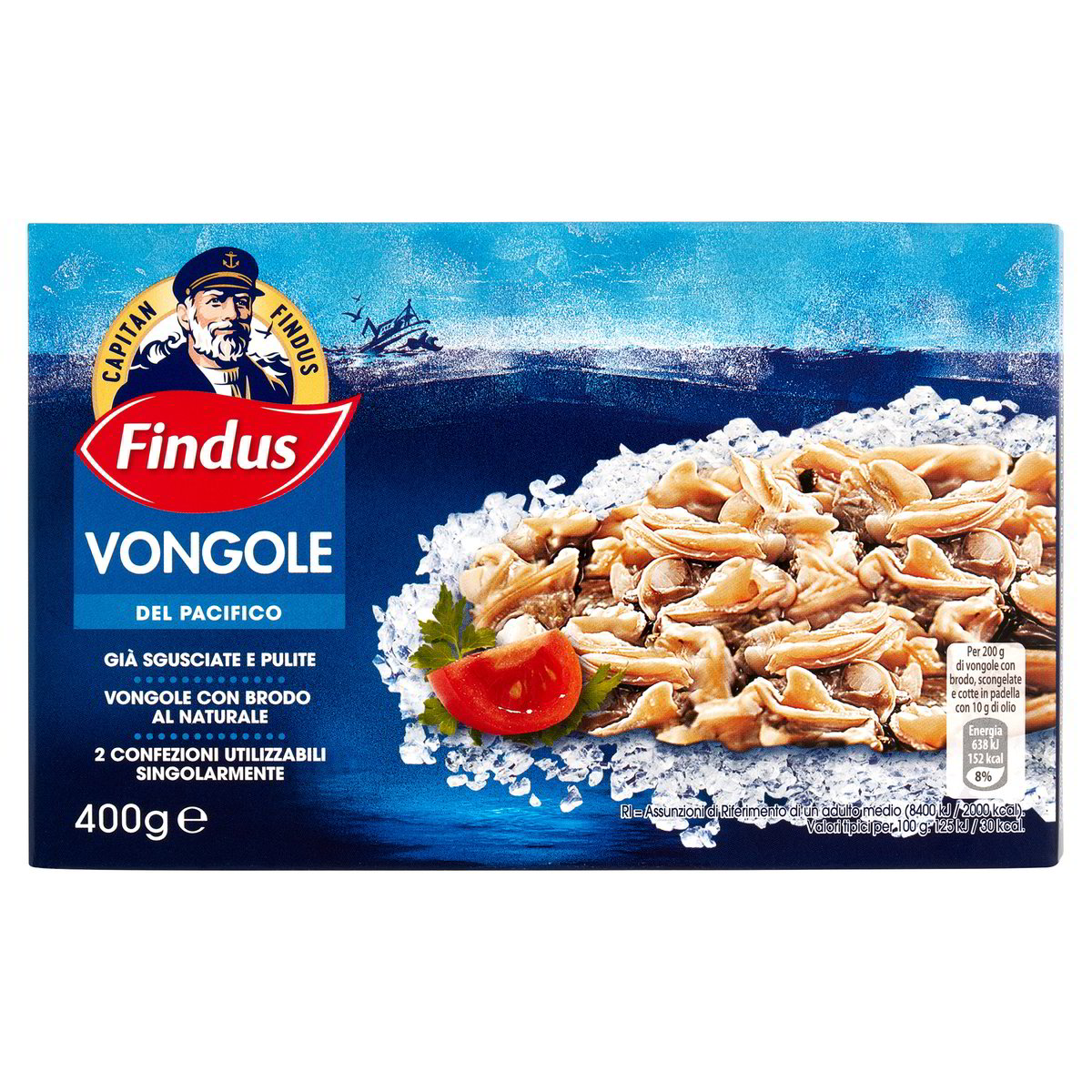 VONGOLE SGUSCIATE DEL PACIFICO FINDUS GR. 400 - l'ecommerce secondo ...