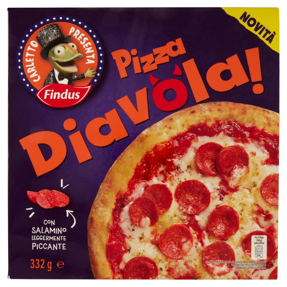 PIZZA DIAVOLA FINDUS GR. 332 - l'ecommerce secondo Iper Tosano