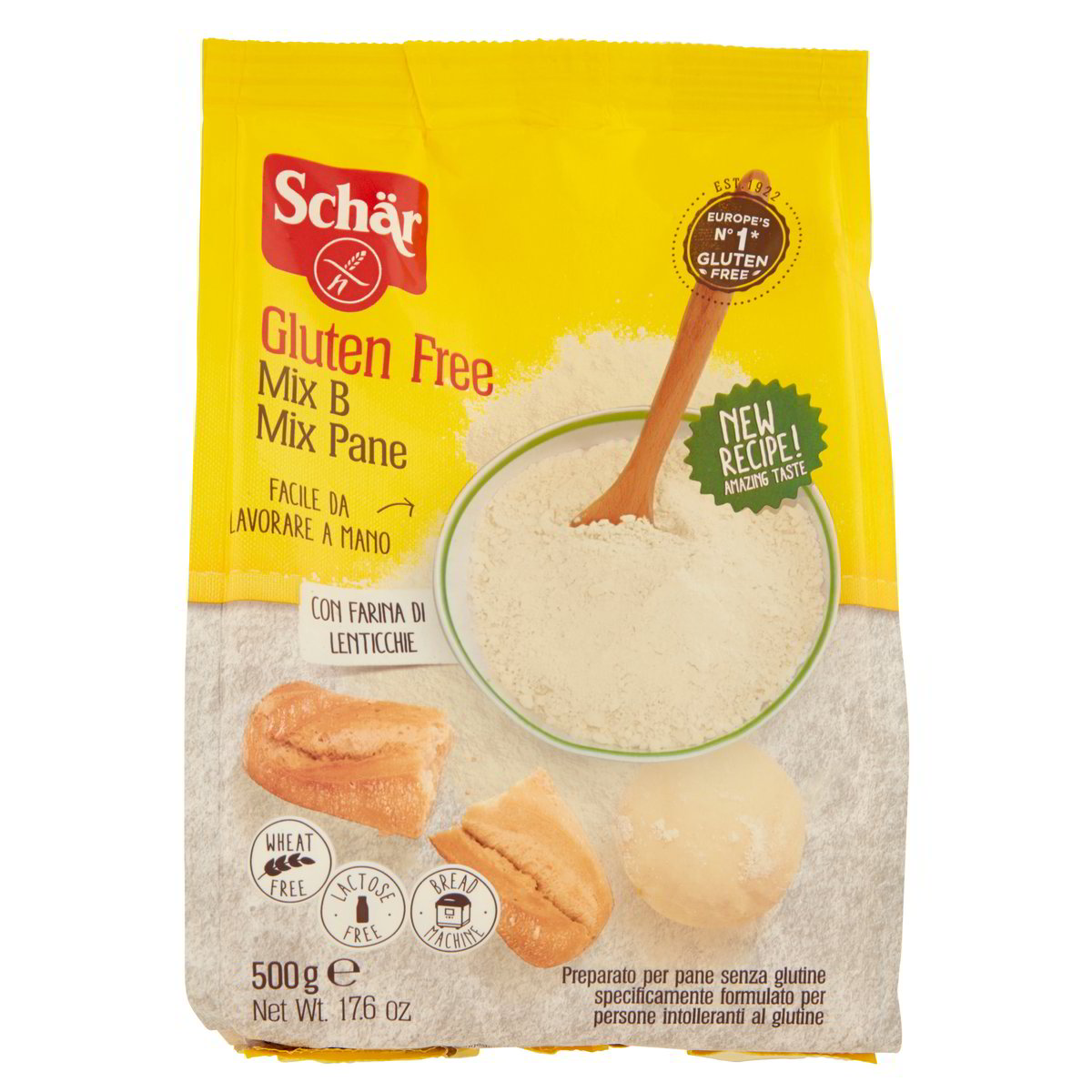 FARINA MIX B PANE SENZA GLUTINE DR.SCHAR GR.500 - l'ecommerce secondo ...